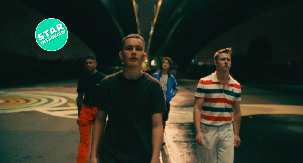 Levy Rico Arcos Vincent Wiemer und Aaron Maldonado Morales in Sonne und ...